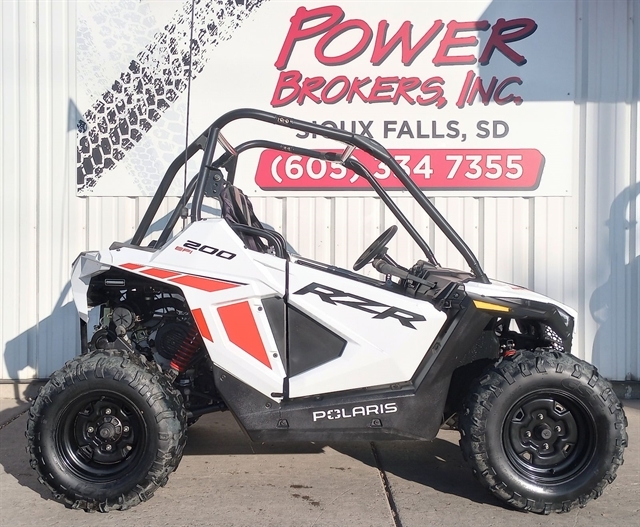 Stock# A01982 USED 2022 POLARIS RZR 200 EFI WHITE LIGHTNING/INDY RED ...