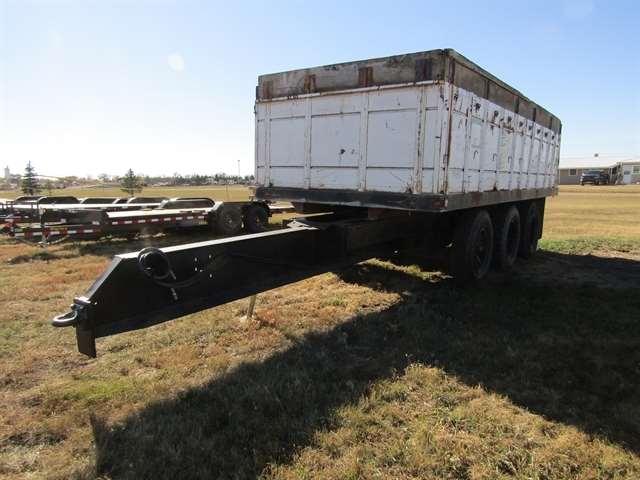 Stock# T00000 USED 1980 Homemade 20FT Homemade Dump Box Trailer