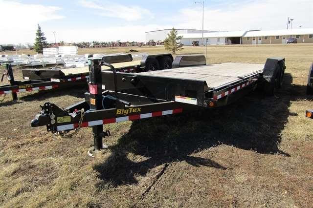 Stock# T95579 NEW 2024 BIG TEX 22 Ft. Bumper Pull Tilt Deck Trailer